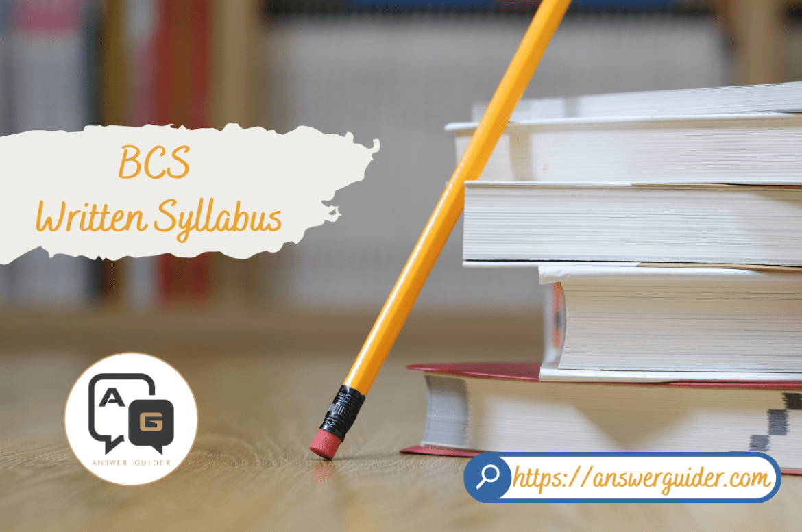 BCS Written Syllabus | BCS Written Syllabus pdf